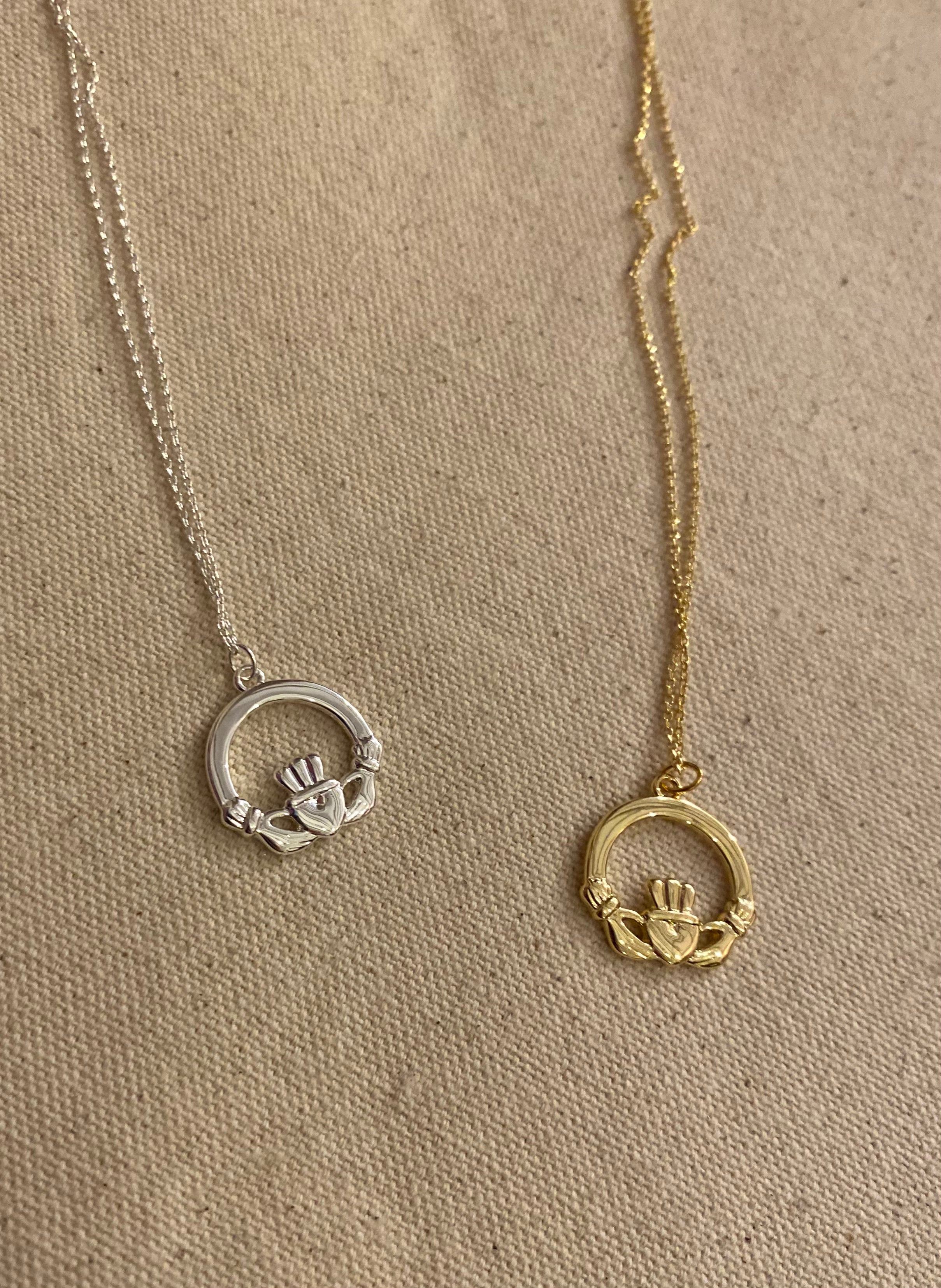 Betty & Biddy Claddagh Necklace – Irving Green